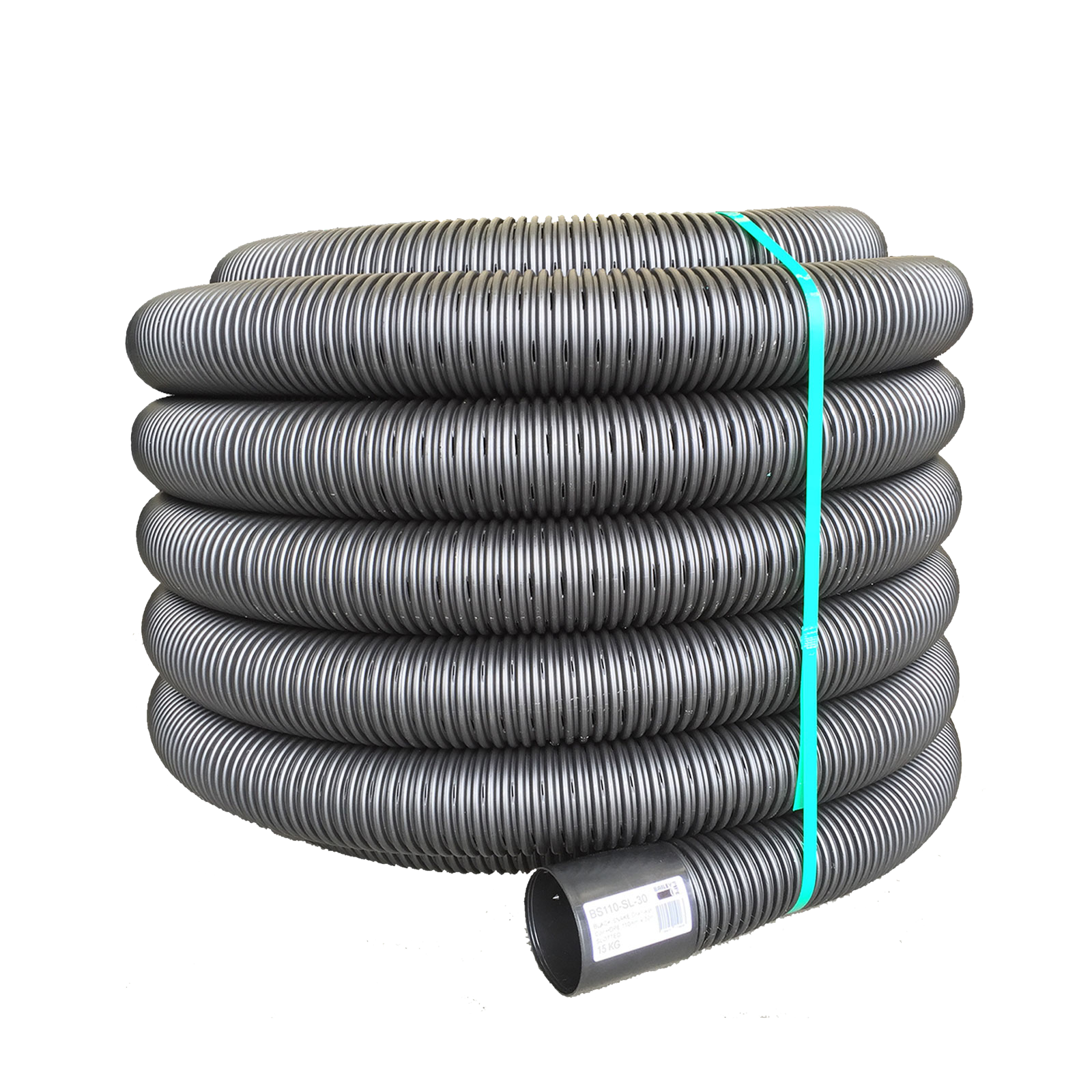 110mm x 15m Slotted Black Snake Drainage Pipe – Water Tanks NZ | Water ...